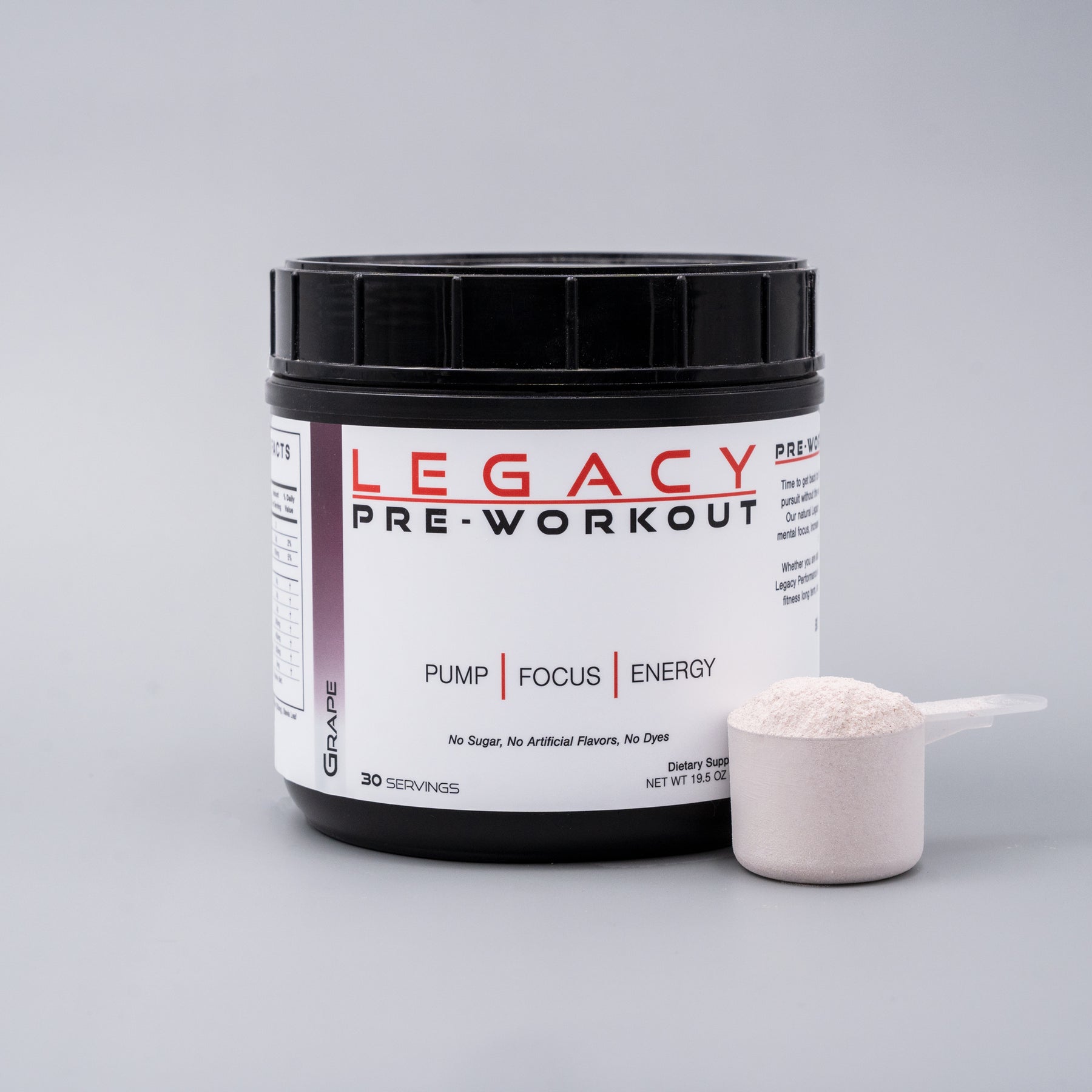 Legacy Pre-Workout | 30 Servings | Natural Energy – Legacy Performance