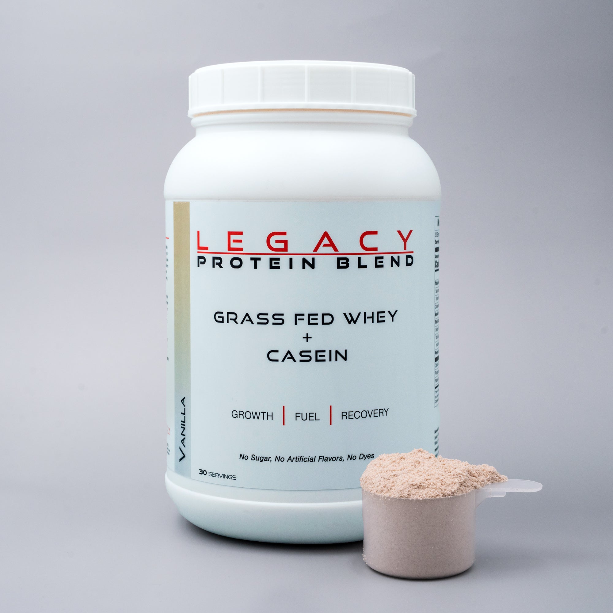 Legacy Protein Blend | 30 Servings | Grass Fed Whey + Casein – Legacy ...