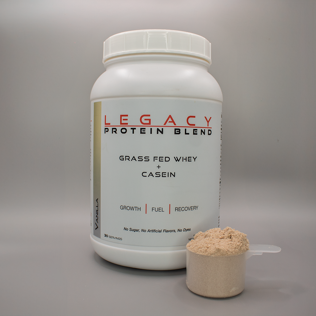 Legacy Protein Blend | 30 Servings | Grass Fed Whey + Casein – Legacy ...